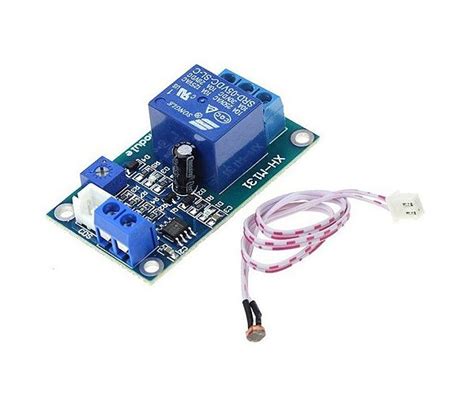 Módulo Relé 12v Com Sensor De Luz Ldr Xh M131 Eletrogate 12 Anos