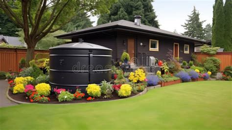 Casing Home Oil Tank Stock Illustration Illustration Of Area 321270936