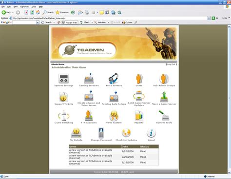 Gamers Template Themes Tcadmin The Game Hosting Control Panel Community