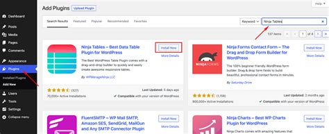how to create responsive table in wordpress step by step
