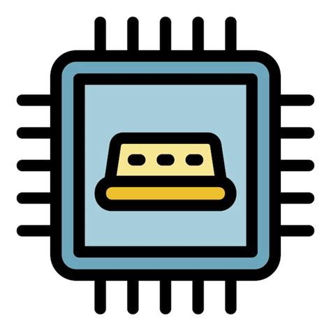 premium vector smart taxi processor icon outline smart taxi processor