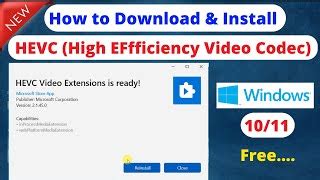 How To Install Hevc Video Extension On Windows 10 For Free And Fix Hevc Codec Missing Tech Tube