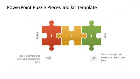 Customizable Puzzle Pieces Toolkit Template SlideModel