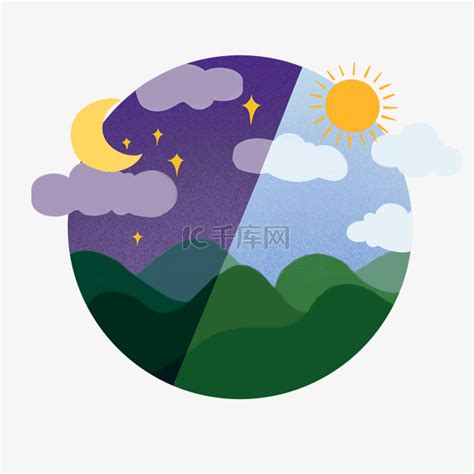 白天黑夜变化素材图片免费下载 千库网