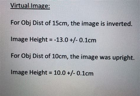 Is The Image Upright Or Inverted What Type Of Image Chegg