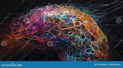Brain Exploding With Different Colors Stock Illustration Illustration Of Health Disease