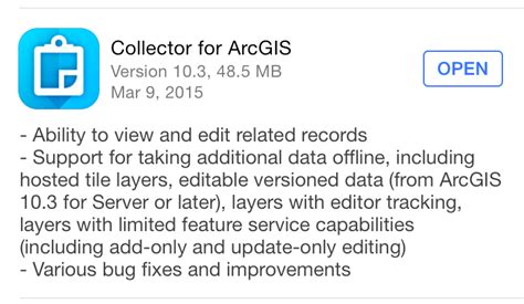 Arcgis Collector 103 For Ios
