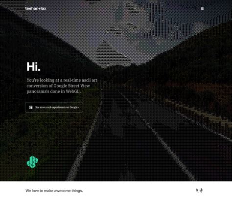 dribbble ascii png by teehan lax