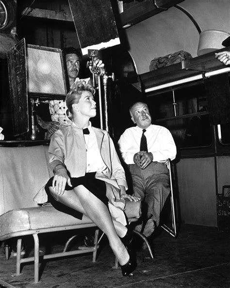 Doris Day And Alfred Hitchcock Talking Behind The Scenes Photograph By Globe Photos Pixels