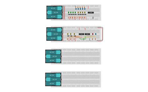 Circuit Design Bloque De Sumador Completo Tinkercad