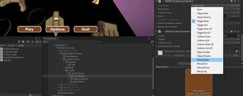 fmod unity issue no sound from 2d event emitter except when object is