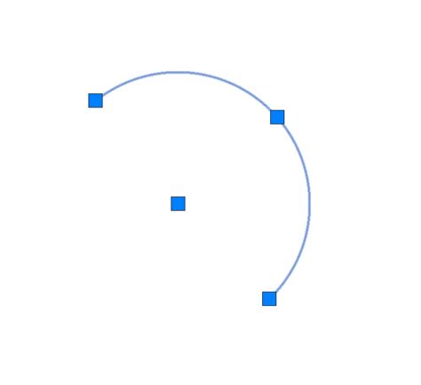 Unable To Modify Arc And Control Points Are Missing On Autocad