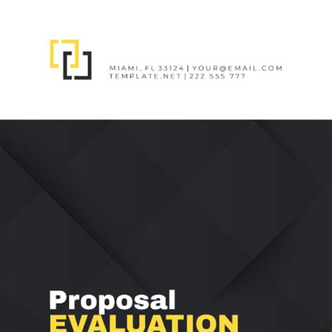 Free Proposal Evaluation Template To Edit Online