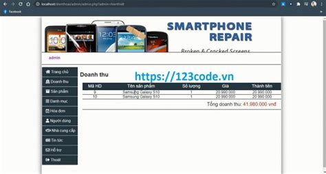 Chia sẻ miễn phí code website bán hàng điện thoại php thuần full chức năng