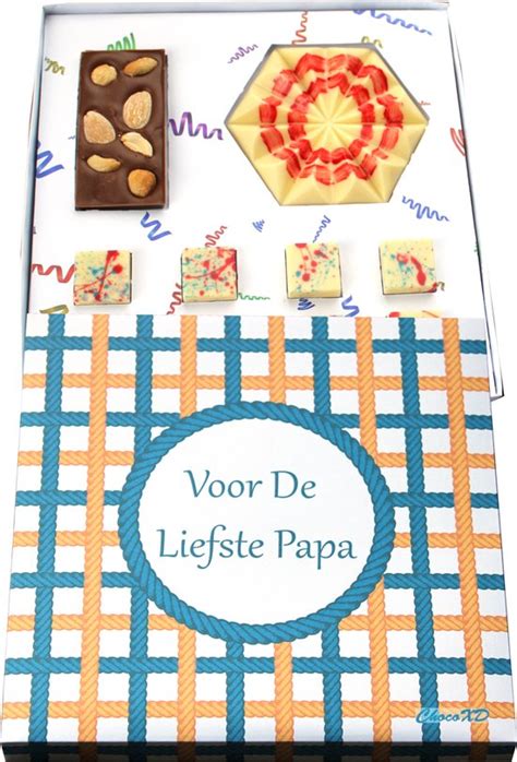 Vaderdag Chocolade Cadeau Chocoladecadeau Voor Papa Brievenbus