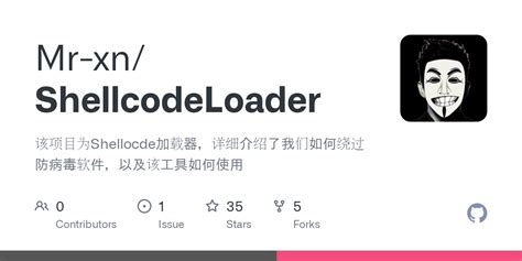GitHub Mr xn ShellcodeLoader 该项目为Shellocde加载器详细介绍了我们如何绕过防病毒软件以及该工具如何使用