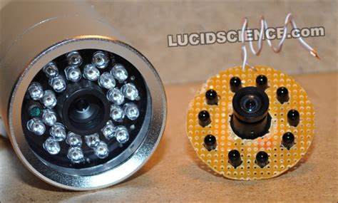 Lucid Science Electronics From The Fringe Build A Simple Ring Light Infrared Illuminator That
