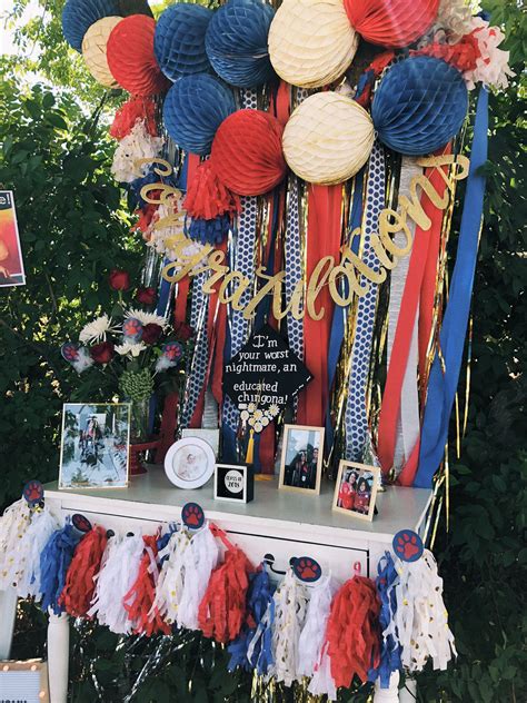 Discover 8 8th Grade Graduation And Blue Graduation Party Ideas Red