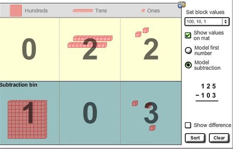Mat156 Journal Gizmo Modeling Subtracting Decimals