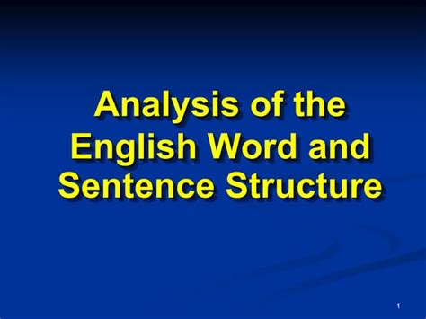 Morphemes And Types Of Morphemes Ppt