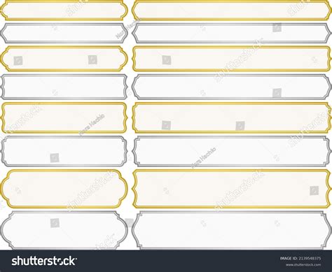 Western Style Horizontal Long Label Frame Stock Vector Royalty Free 2139548375 Shutterstock