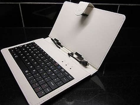 Luxury Graphite Grey Silver Micro Usb Keyboard Case Stand For 12cmx18cm