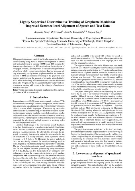 pdf lightly supervised discriminative training of grapheme models for improved sentence level