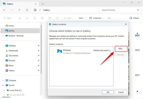 manage your windows 11 gallery add or remove folders geek rewind