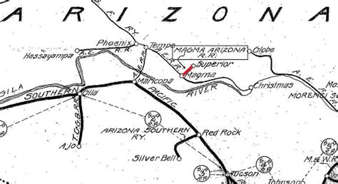 Magma Arizona Railroad Trains And Railroads