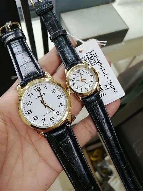 Orig Casio Leather Couple Watch Mtp V001gl 7b Ltp V001gl 7b Luxury Watches On Carousell
