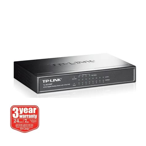 NEW TP Link TL SG1008P 8 Port Gigabit Switch With 4 Port PoE Power Over Ethernet PCLIVE Computer