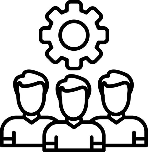 Teamwork Line Icon 53763230 Vector Art At Vecteezy