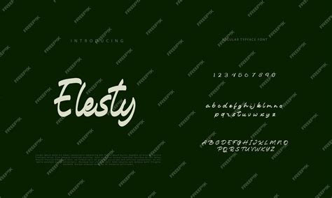 Premium Vector Handwritten Script Font Hand Drawn Brush Style Modern Calligraphy Cursive