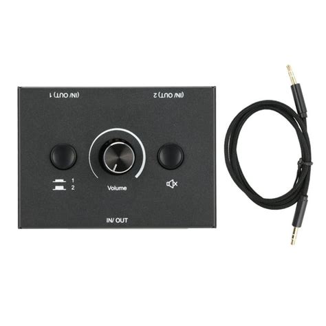 spptty splitter switcher 3 5mm switcher 2 input 1 output or 1 input 2