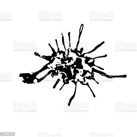 잉크 벡터 브러시 스트로크와 벡터 일러스트입니다 그런 지 손으로 그려진 수채화 질감 텍스트를 위한 공간입니다 0명에 대한 스톡