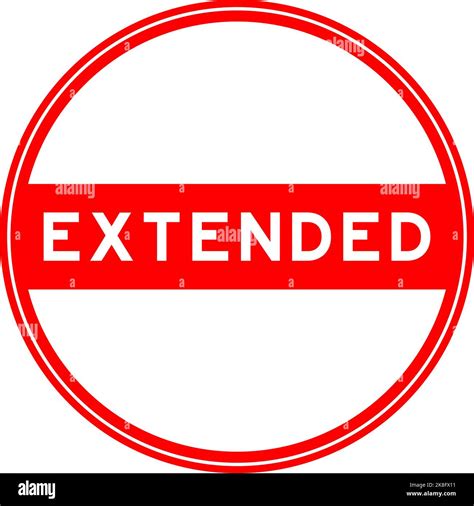 Red Color Round Seal Sticker In Word Extended On White Background Stock Vector Image And Art Alamy