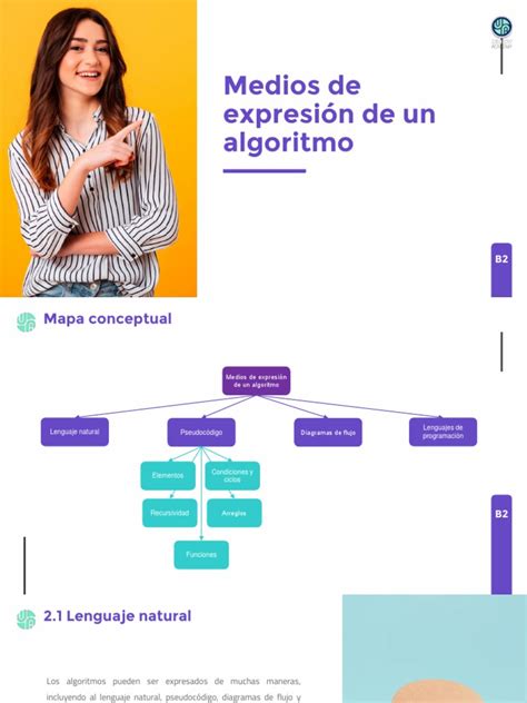 2 1 medios de expresion de un algoritmo pdf lenguaje de
