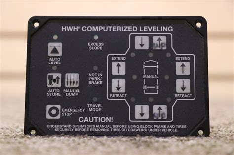 Rv Components Used Ap35977 Hwh Computerized Leveling Touch Pad