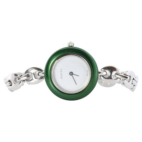 Vintage Gucci Quartz 11122l Watch Gucci Ladies Silver Bezel Colors