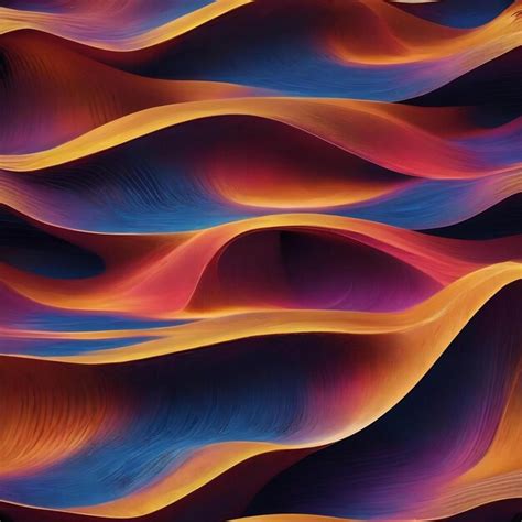 premium photo wave of interlacing points and lines abstract