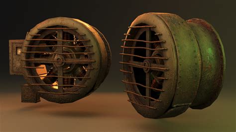 3d rust electricity generator turbosquid 2239153