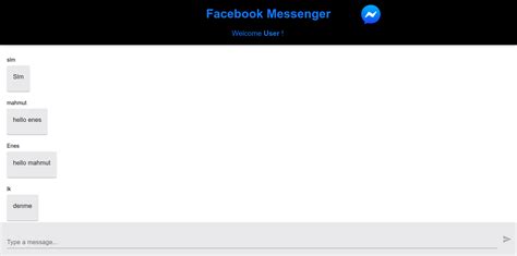 Github Enesinanfacebook Messenger This Is A Facebook Messenger
