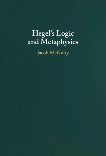 Hegels Logic And Metaphysics Pdf Epub Version Controses Store