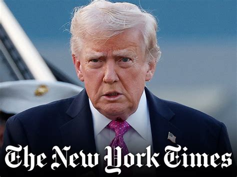 Donald Trump Sues The New York Times For 15 Billion For Defamation Libel