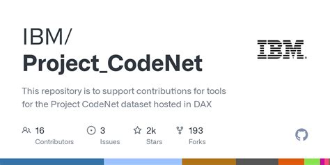 project codenet readme md at main · ibm project codenet · github