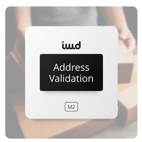 iwd address validation magento 2 module firebear