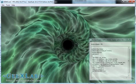 how to make a simple tunnel effect geeks3d