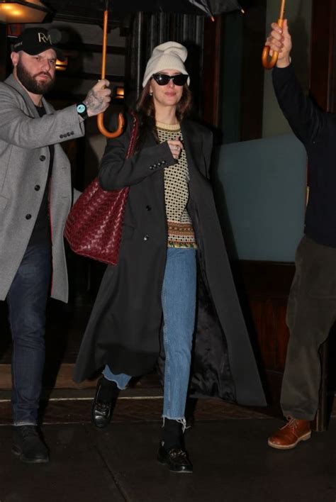 DAKOTA JOHNSON Leaves Her Tribeca Hotel In New York 01 26 2024 HawtCelebs