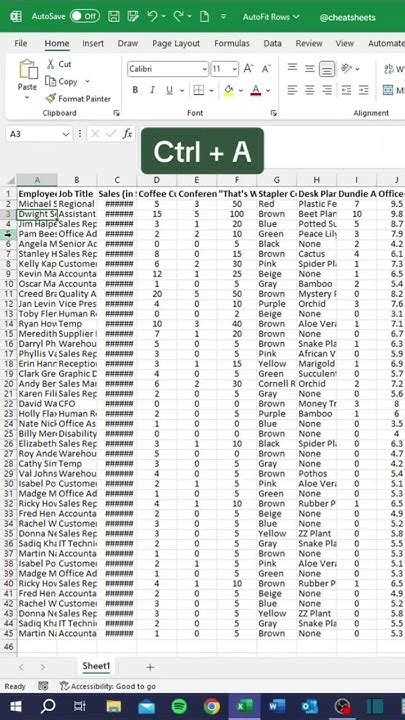 How To Autofit Rows And Columns Fast Excel Exceltips Tutorial Youtube