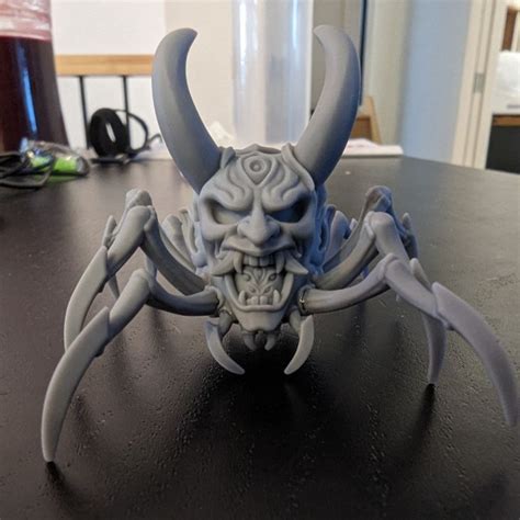 3d Print Of Yokai Spider By Nicolelewis